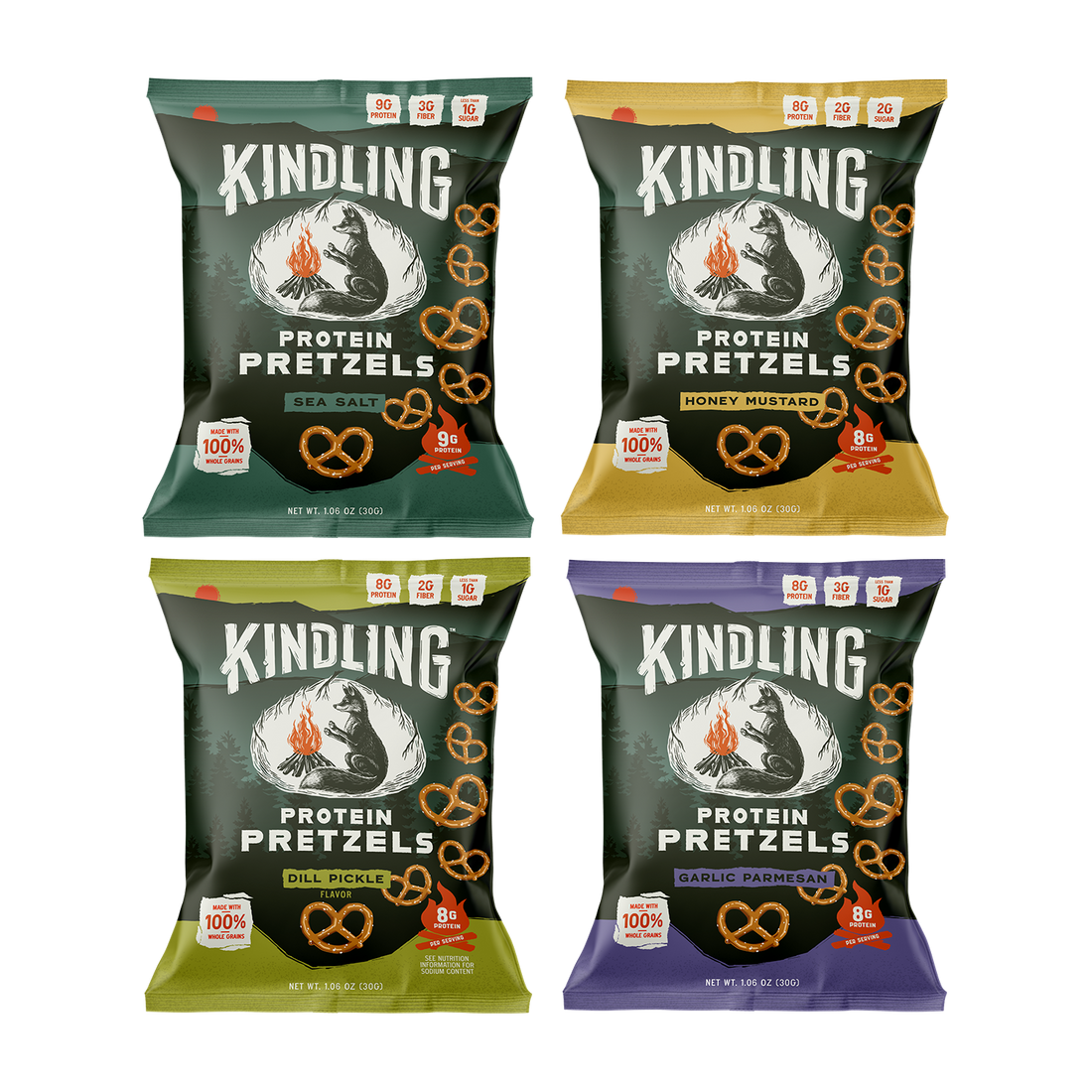 Variety Pack 1oz – Kindling Snacks