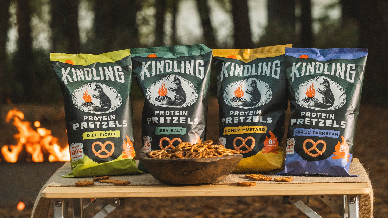 Kindling Protein Pretzels – Kindling Snacks